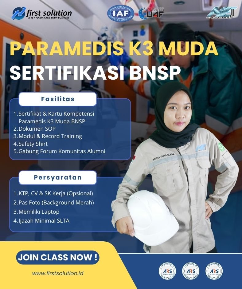 Paramedis K3 Muda - BNSP - First Solution